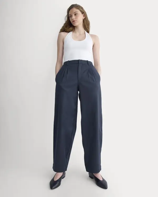 Everlane Tailored Drape Balloon Pant - Navy