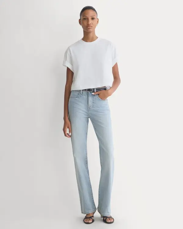 Everlane High-rise Slim Bootcut Jean - Light Indigo