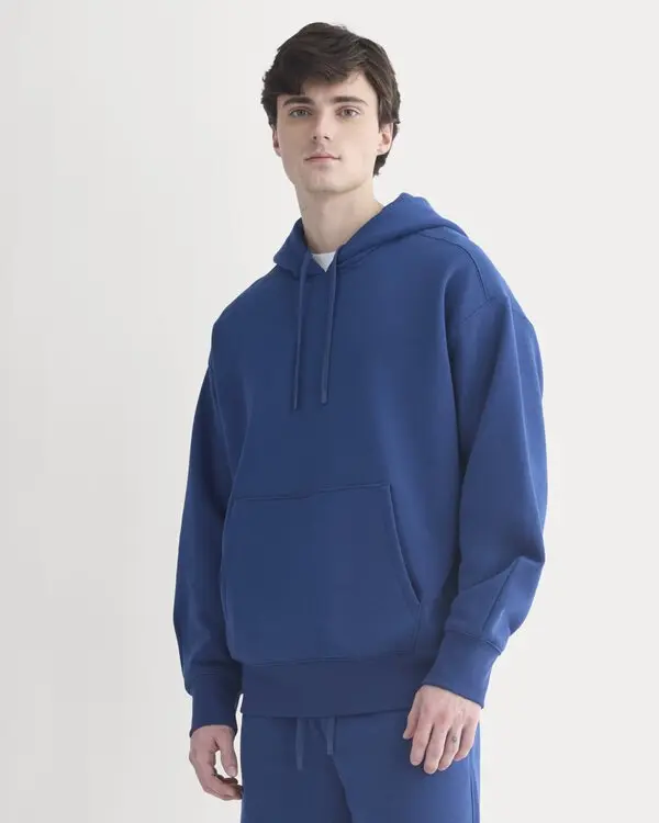 Everlane Luxe Fleece Hooded Sweatshirt - Estate Blue