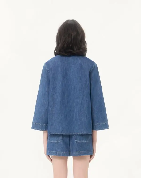 Valentino Garavani Denim Chambray Shirt - Blue