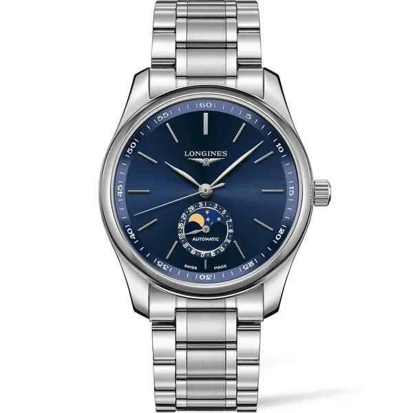LONGINES Master Collection Moonphase 40mm Watch - Stainless Steel