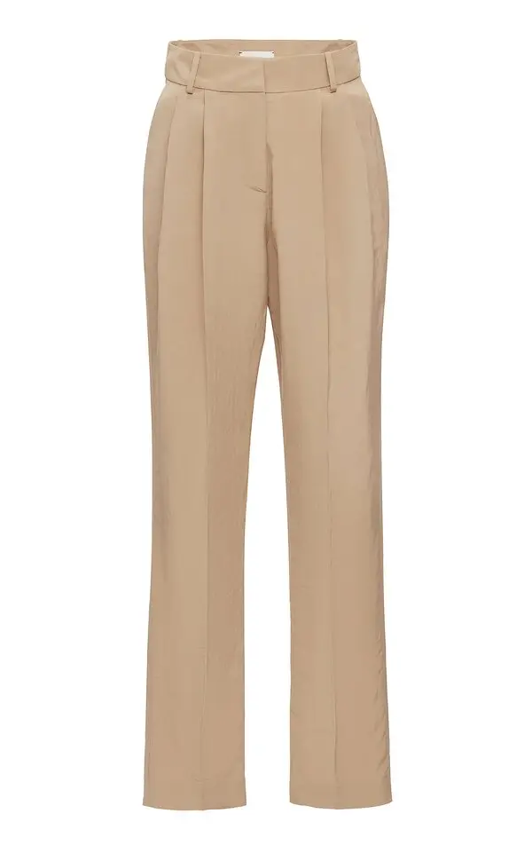 Magda Butrym Straight-leg Linen Trousers - Nude