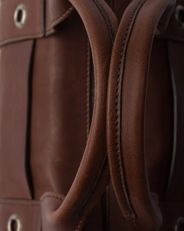 Prada Leather Top-handle Bag - Brown