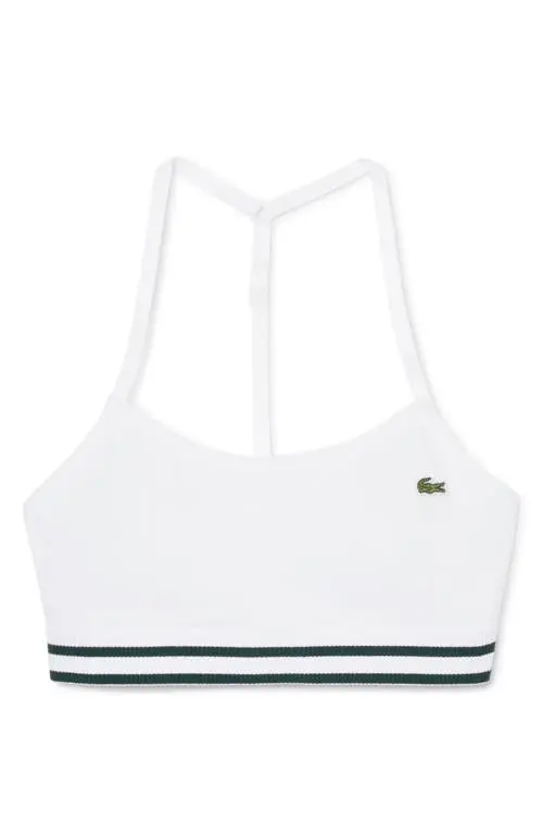 Lacoste Brassiere Rib Bralette - White