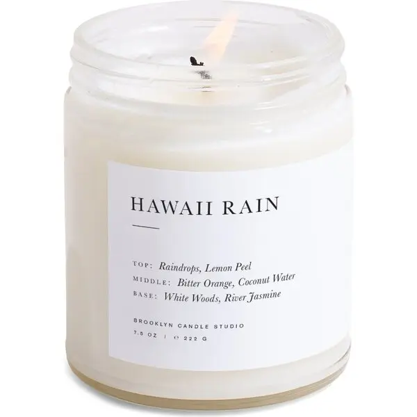 BROOKLYN CANDLE STUDIO Hawaii Rain Jar Candle - No Color