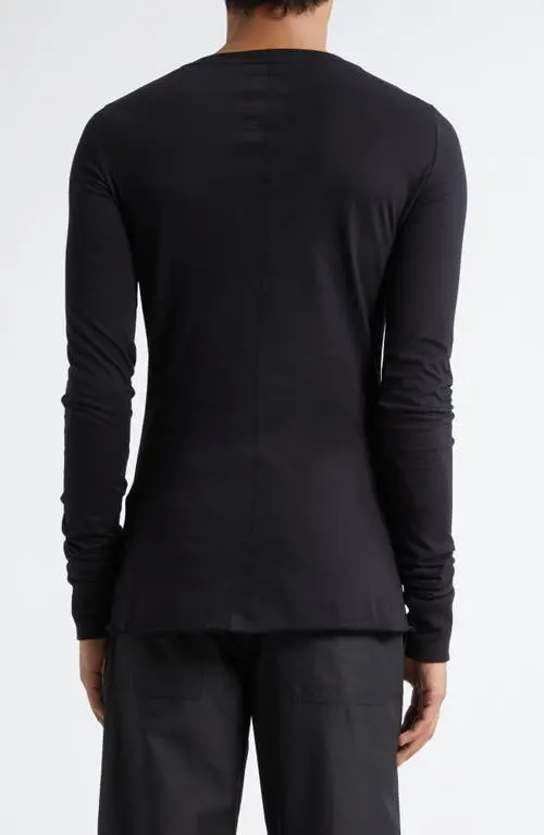 Moncler X Rick Owens Girder Long Sleeve Cotton T-shirt