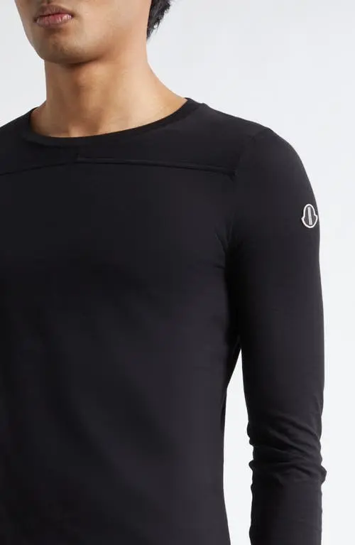 Moncler X Rick Owens Girder Long Sleeve Cotton T-shirt