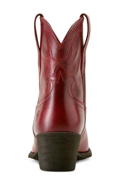 Ariat Maggie J Toe Short Western Boots - Brown