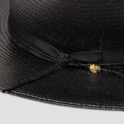 Stetson Jw Marshall Straw Hat - Black