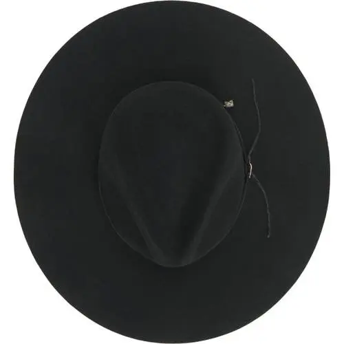 Stetson Jw Marshall Straw Hat - Black