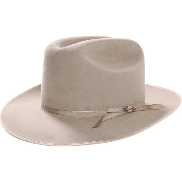 Stetson Open Road Royal Deluxe Fedora Hat - Natural