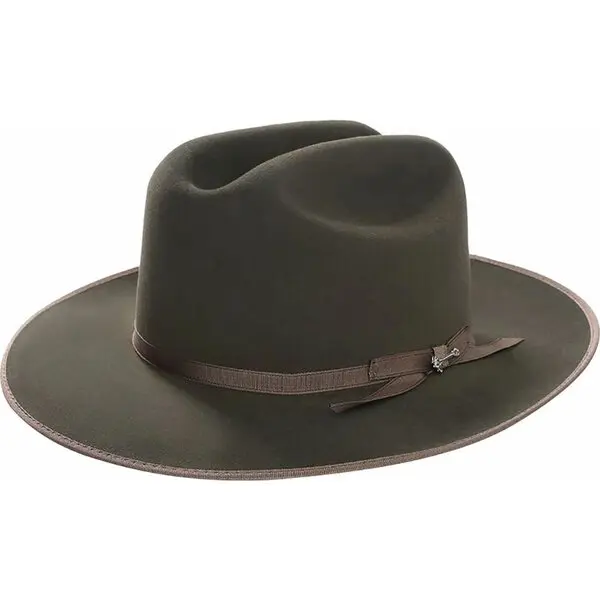 Stetson Open Road Royal Deluxe Fedora Hat - Sage