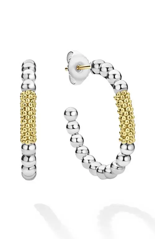 Lagos Caviar Icon Hoop Earrings