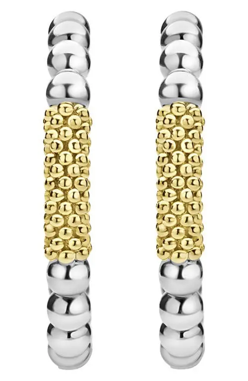 Lagos Caviar Icon Hoop Earrings