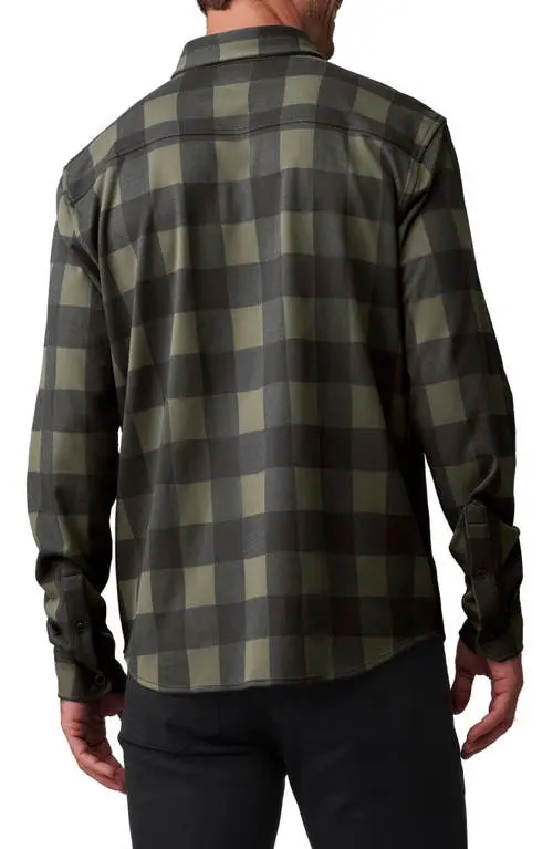 RHONE Hardy Check Flannel Button-up Shirt