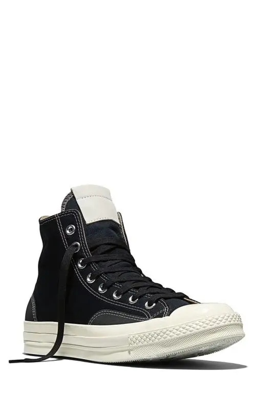 CONVERSE Chuck 70 Canvas And Suede High Top Sneakers - Total Eclipse/egret/grey