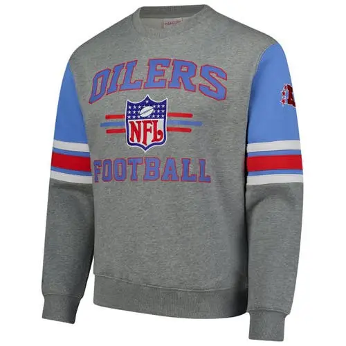 Mitchell & Ness Houston Oilers Vintage Logo Pullover Sweatshirt