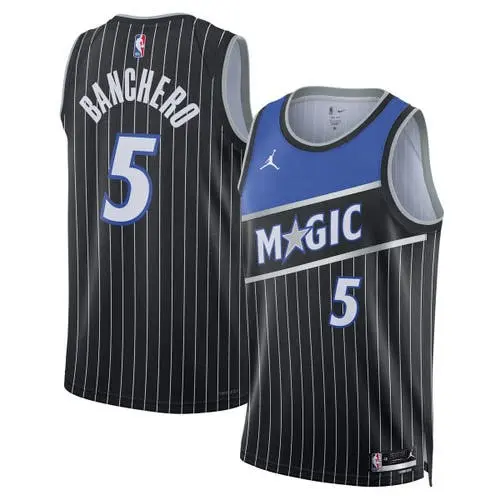 JORDAN BRAND Paolo Banchero Orlando Magic Statement Edition Swingman Jersey - Black