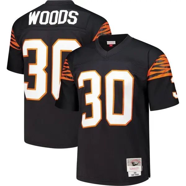 Mitchell & Ness Ickey Woods Cincinnati Bengals 1988 Legacy Replica Jersey - Black