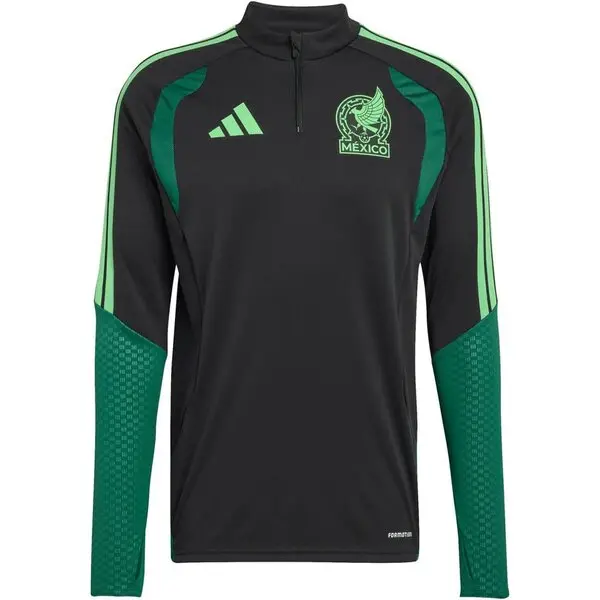 Adidas Mexico National Team Fifa X World Cup 2026 Tiro Quarter-zip Training Top - Black
