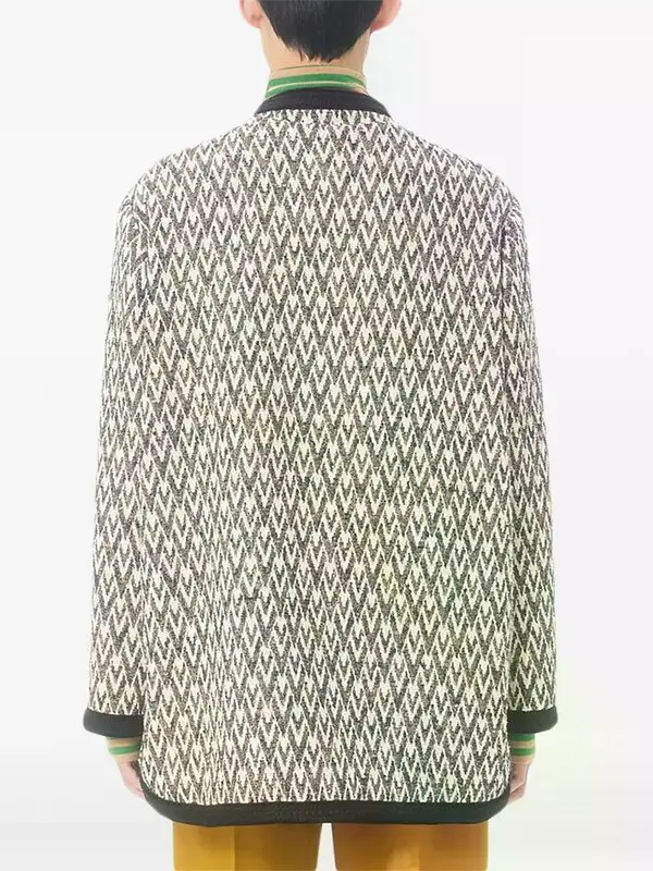 Valentino Garavani Jacquard-pattern Jacket - Neutrals