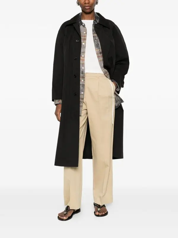 DUNST Cotton-blend Coat - Black