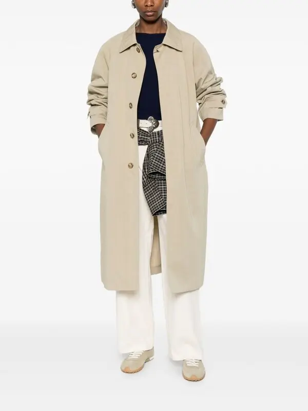 DUNST Cotton Blend Coat - Green