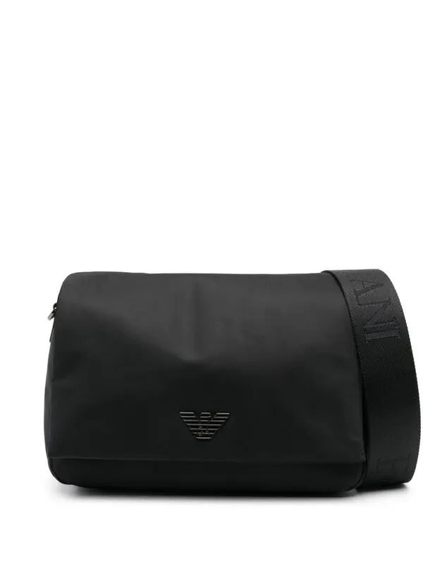 Emporio Armani Nylon Crossbody Bag - Black