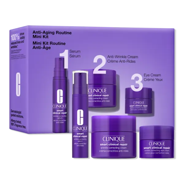 CLINIQUE Anti-aging Routine: Mini Smart Clinical Repair Skincare Set - One-color