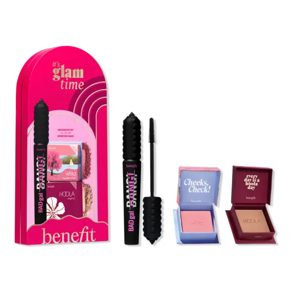 BENEFIT COSMETICS It’s Glam Time Mascara, Blush & Bronzer Makeup Set - One-color