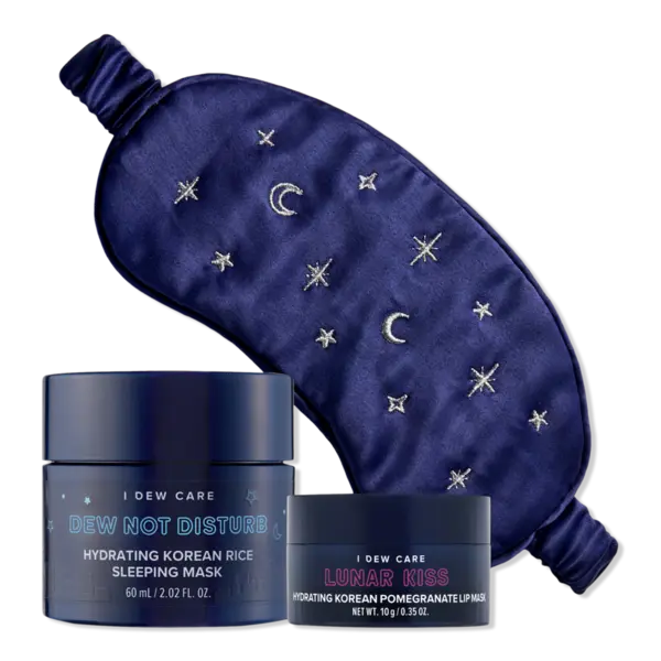 I DEW CARE Dew After Dark Hydrating Overnight Face, Lip & Sleep Mask Set - One-color