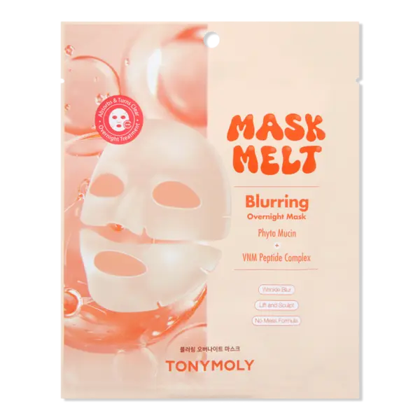 TONYMOLY Mask Melt Blurring Hydrogel Overnight Mask - One-color