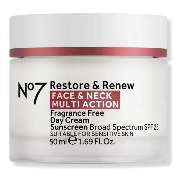 NO7 Restore & Renew Multi Action Fragrance Free Day Cream Spf25 - One-color