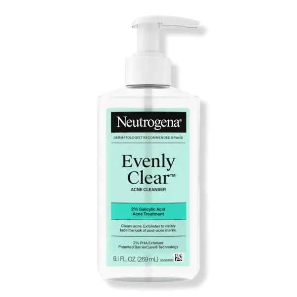 Neutrogena Evenly Clear Acne Cleanser With Salicylic Acid - One-color