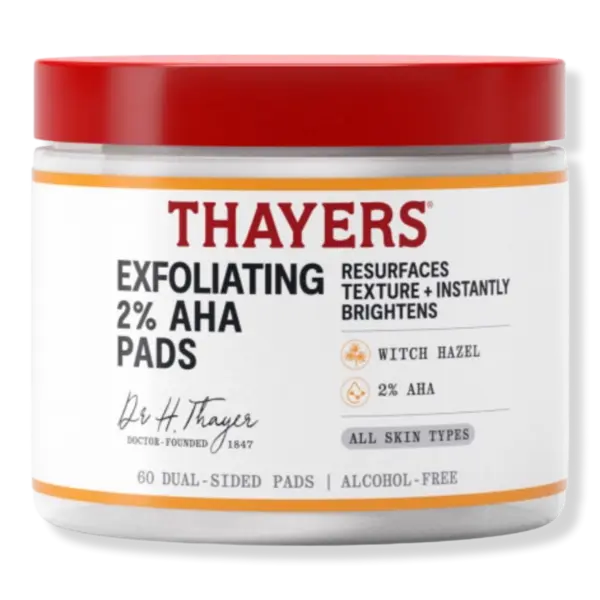 THAYERS Exfoliating 2% Aha Pads - One-color
