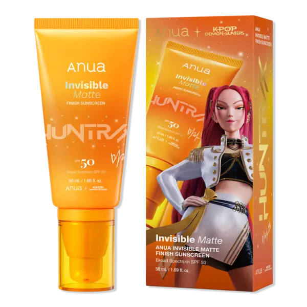 ANUA Kpop Demon Hunters Invisible Matte Finish Sunscreen - One-color