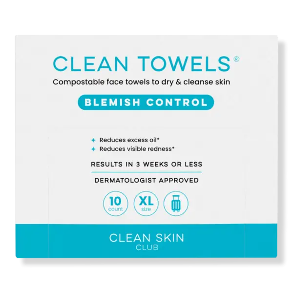 CLEAN SKIN CLUB Clean Towels Blemish Control Disposable Face Towels - One-color