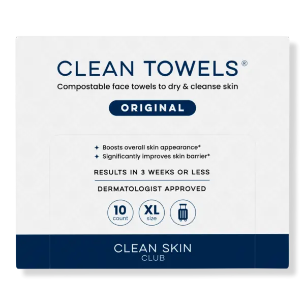 CLEAN SKIN CLUB Clean Towels Original Disposable Face Towels - One-color