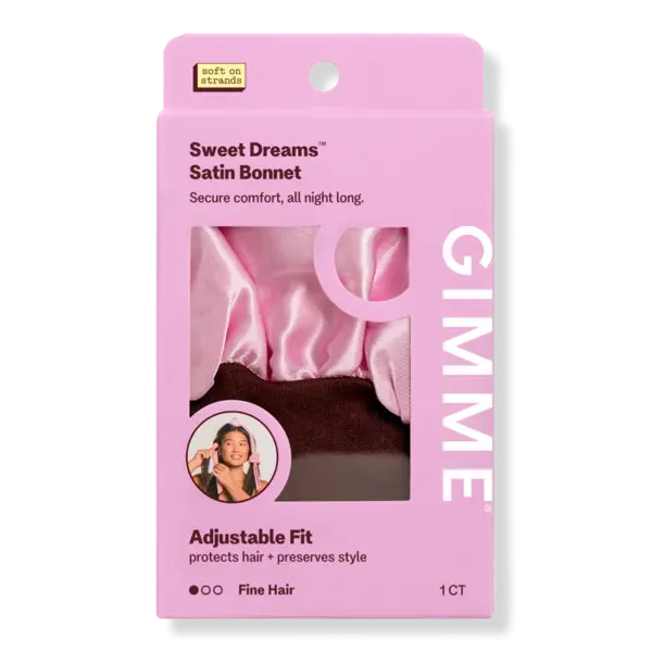 GIMME BEAUTY Sweet Dreams Satin Sleep Bonnet Fine Hair - One-color