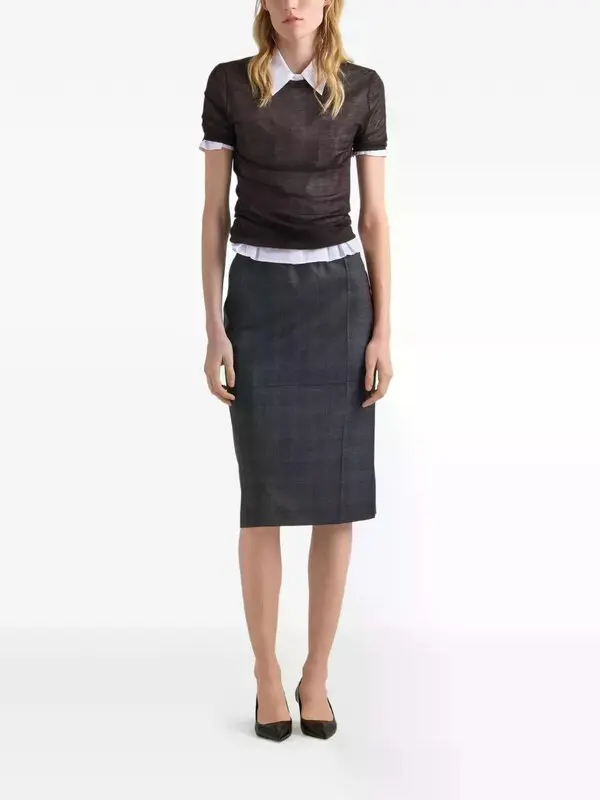 Prada Flared Button Shirt