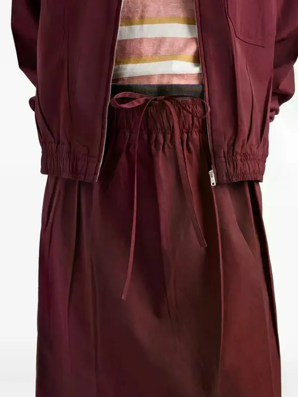 Prada Poplin Straight Fit Skirt