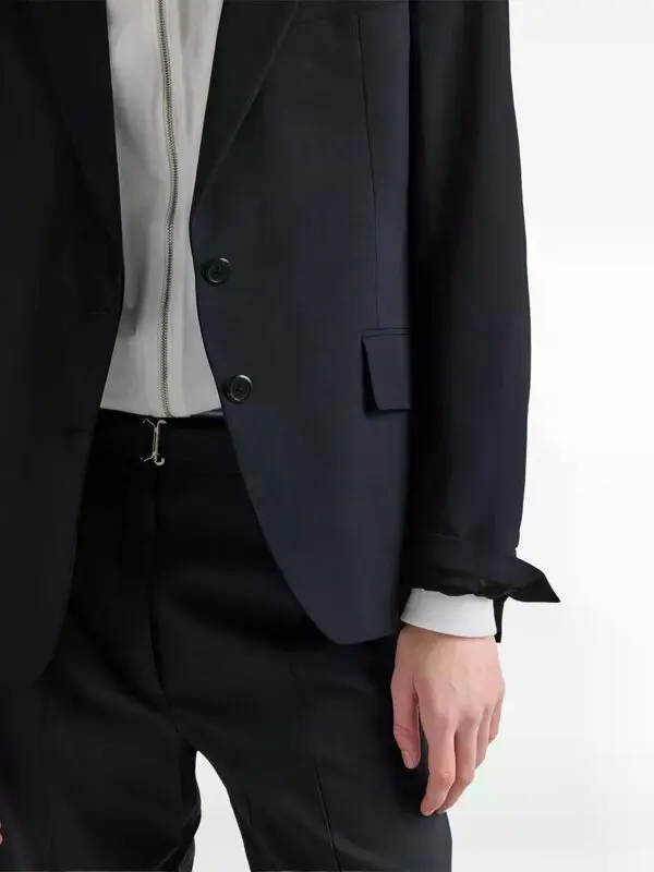 Prada Single-breasted Wool Jacket - Blue