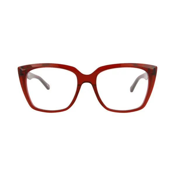 Balenciaga Cat Eye Acetate Optical Frames - Red