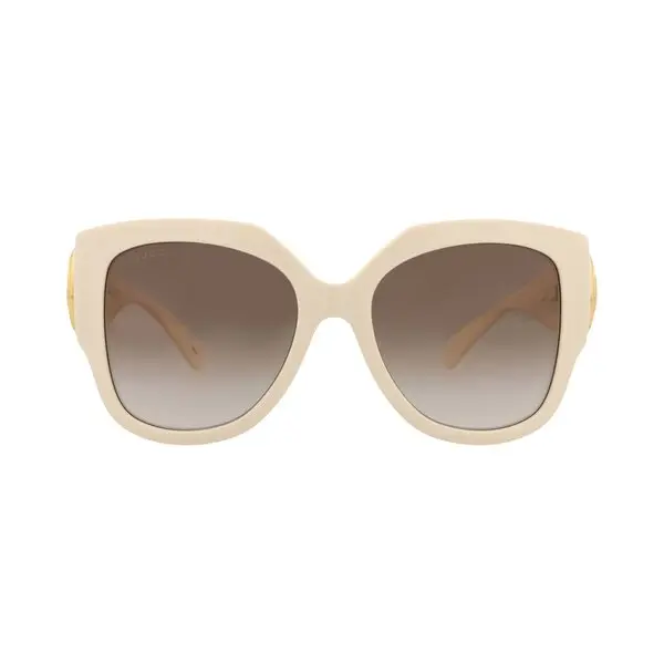 Gucci Square Frame Recycled Acetate Sunglasses - Cream