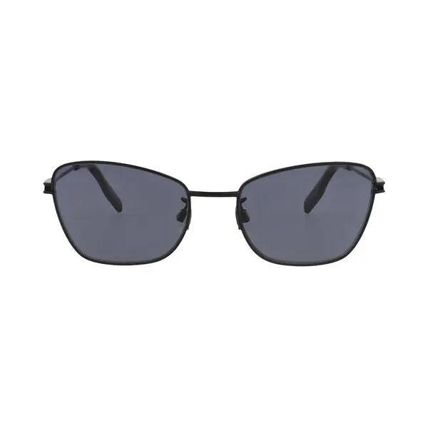 Alexander McQueen Cat Eye Metal Sunglasses - Black