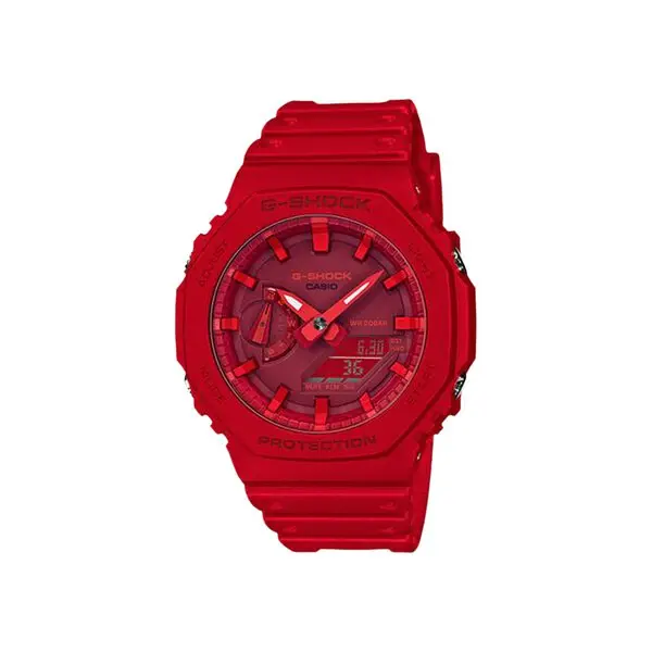 G-SHOCK BY CASIO Ga 2100 Series Watch - Red