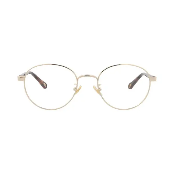 Chloé Round Frame Optical Frames - Gold