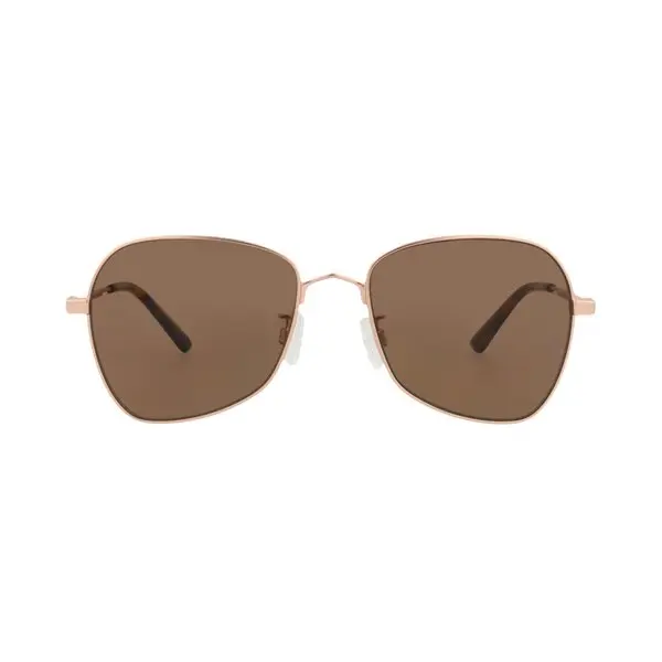 Alexander McQueen Square Frame Metal Sunglasses - Gold