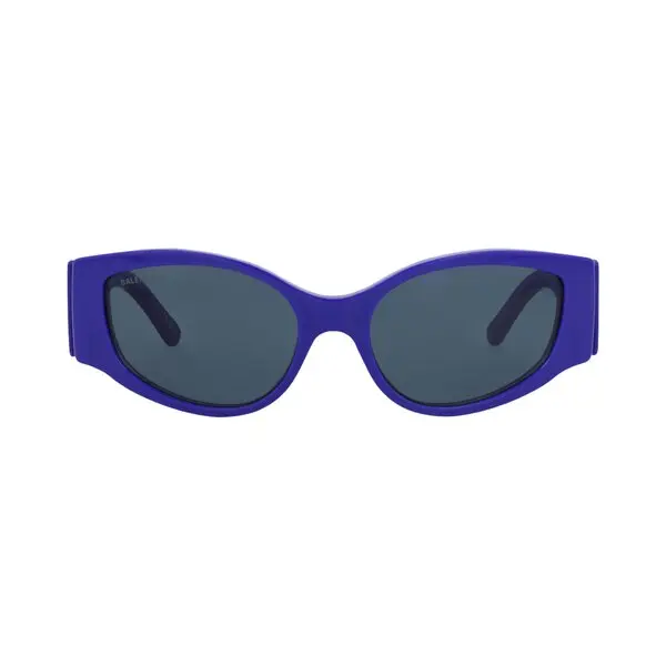Balenciaga Cat Eye Frame Recycled Acetate Sunglasses - Blue
