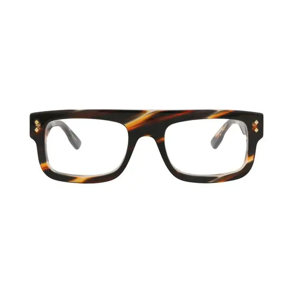 Gucci Square Acetate Optical Frames - Brown